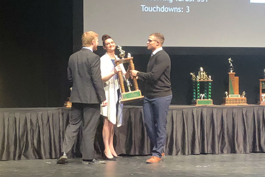 Simon, Cross earn Rams honours at awards ceremony | 980 CJME